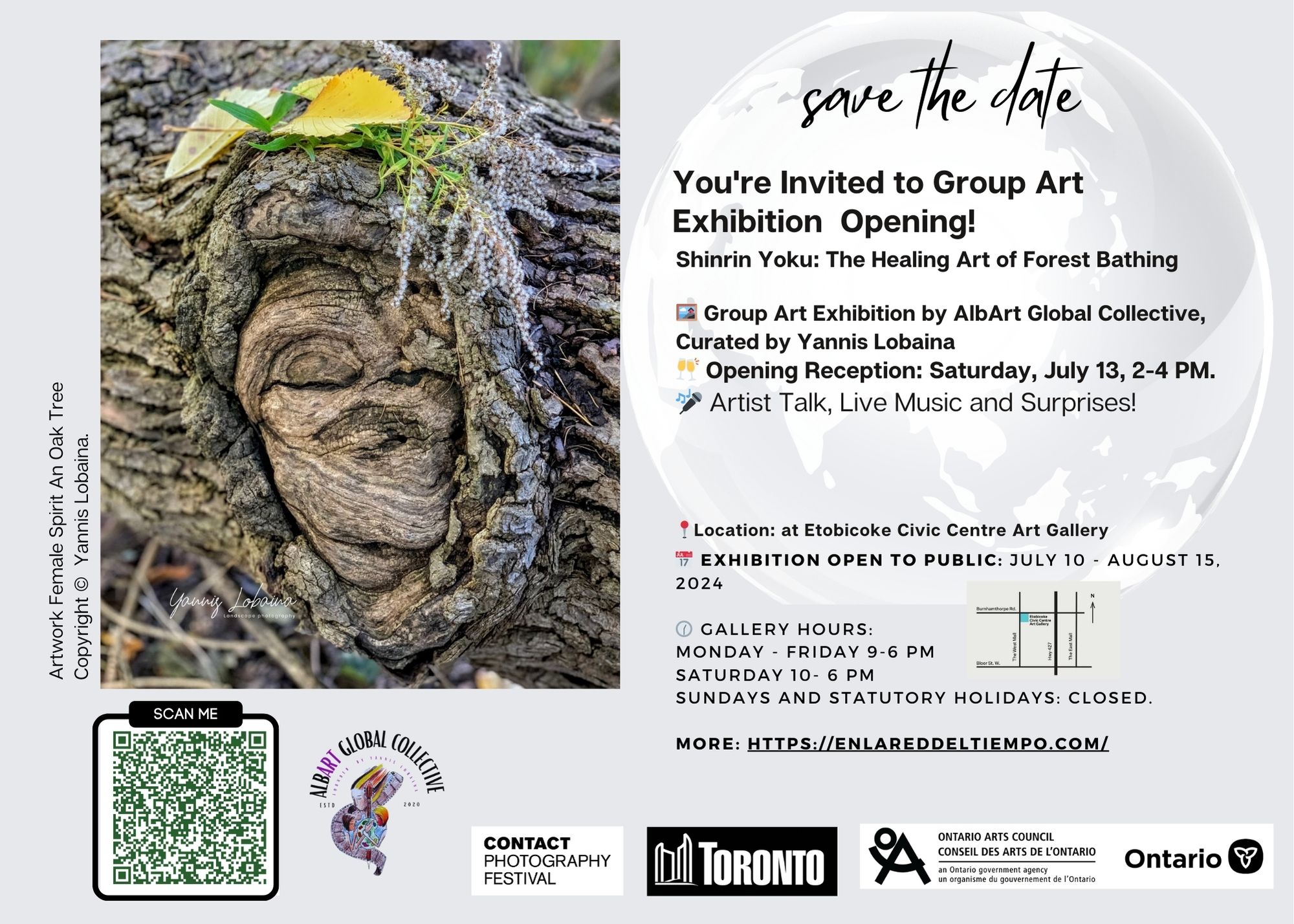INVITATION A Group art exhibition by AlbArt Global Collective, curated by Yannis Lobaina ...